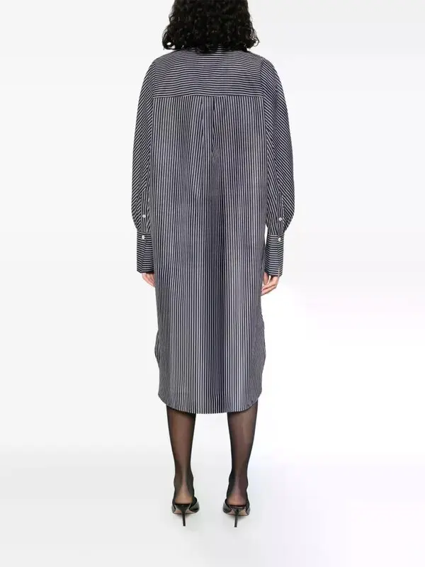 TOTEME Striped Shirt Dress