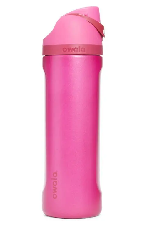 OWALA 24oz. Freesip Stainless Steel Water Bottle - Read My Lips