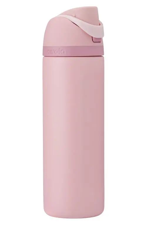 OWALA 24oz. Freesip Stainless Steel Water Bottle - Rose Quartz