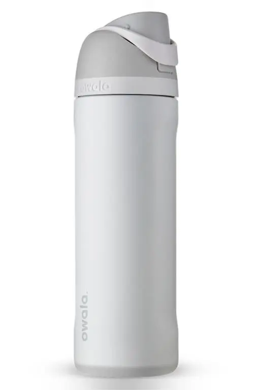OWALA 24oz. Freesip Stainless Steel Water Bottle - Shy Marshmallow