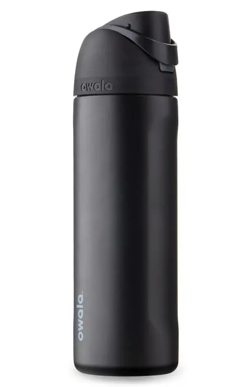OWALA 24oz. Freesip Stainless Steel Water Bottle - Very Very Dark