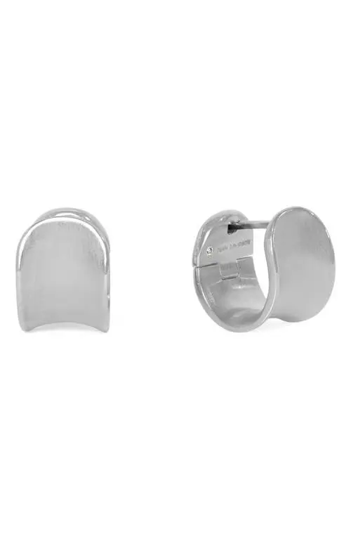 DEAN DAVIDSON Mini Sol Huggie Hoop Earrings - Silver