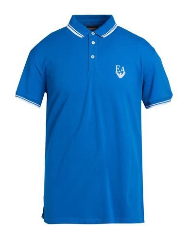 Emporio Armani Polo Shirt Size Cotton, Elastane - Blue