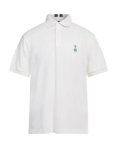 NORTH SAILS X MASERATI Polo Shirt Size Cotton, Elastane - White