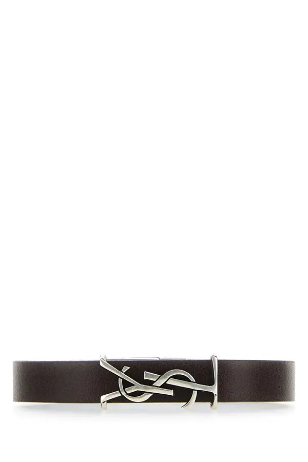 Saint Laurent Cassandre Bracelet - Brown