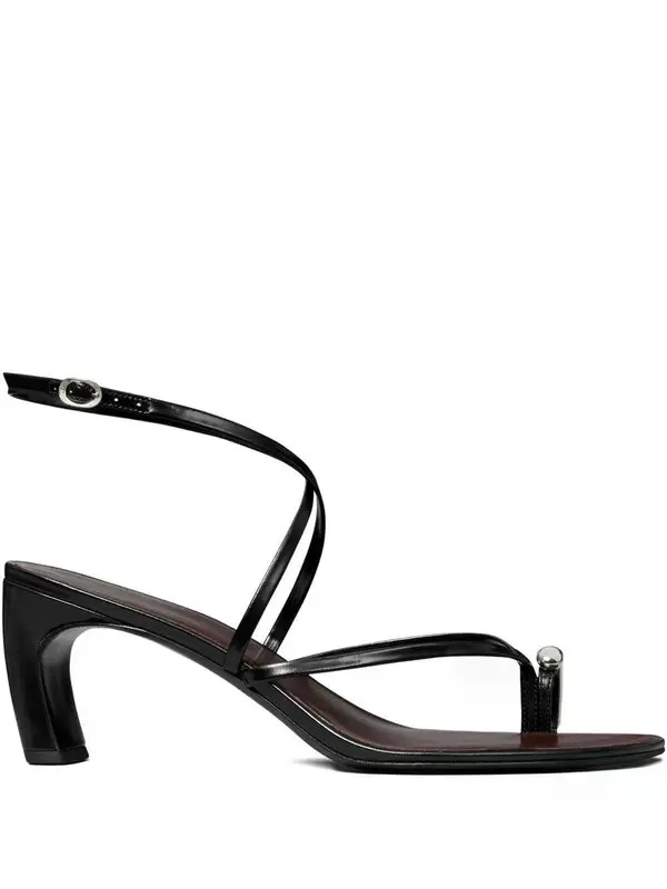 Tory Burch Pierced Strappy Open-toe Heels
