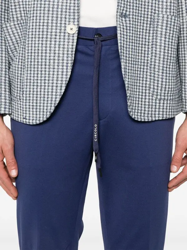 CIRCOLO 1901 Cotton Trousers - Blue