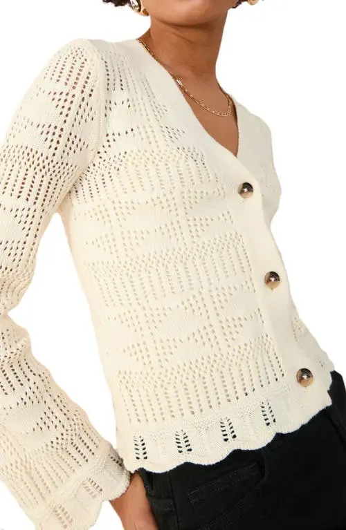FRIENDS LIKE THESE Open Stitch Cardigan