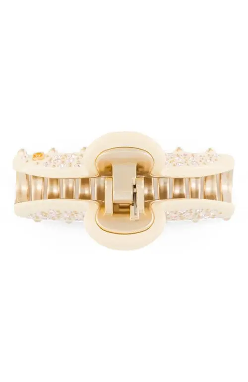 Alexandre De Paris Vendome Hair Clip - Peach