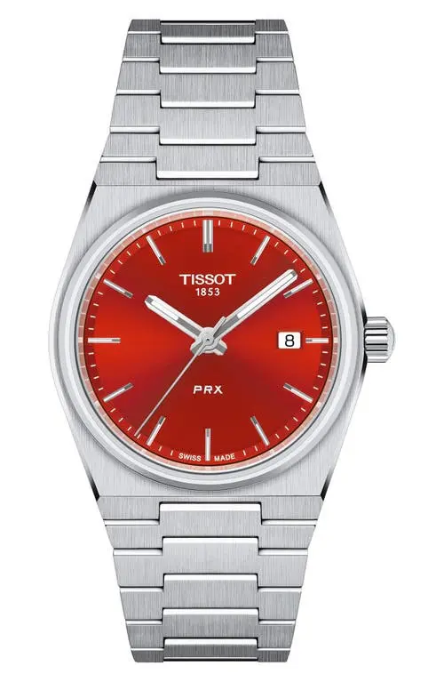 TISSOT Prx Bracelet Watch - Red
