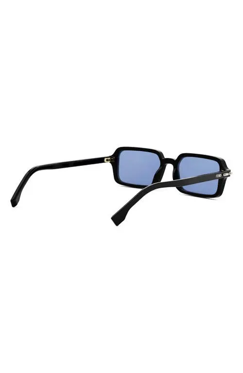 Fendi Selleria Rectangular Sunglasses