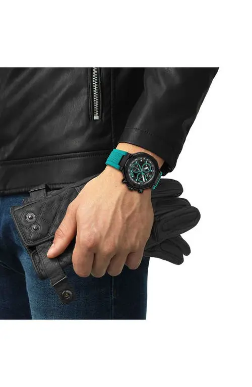 TISSOT T-race Chronograph Silicone Strap Watch