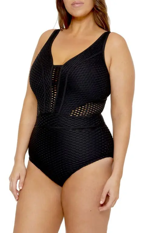 BECCA By Rebecca Virtue Castaway One-piece Swimsuit Plus