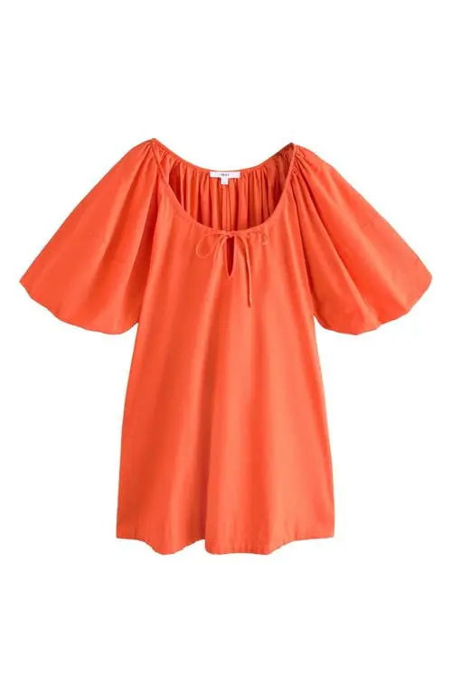 NEXT Puff Sleeve Mini Dress