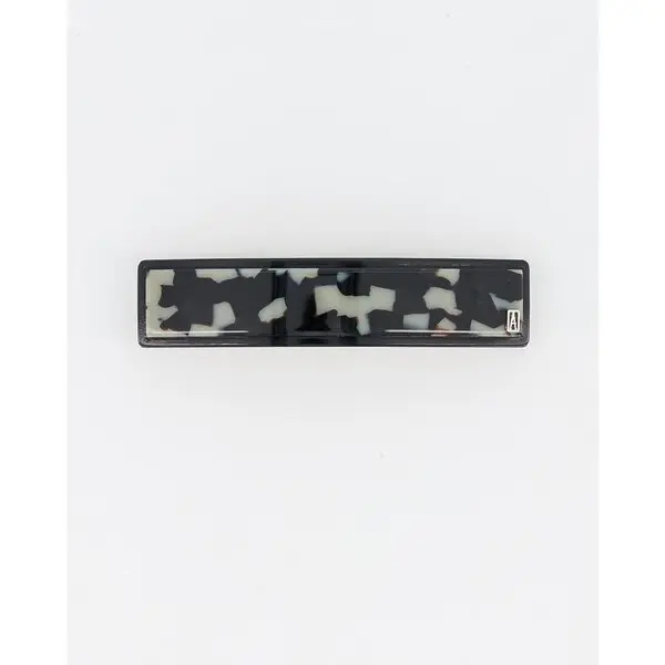 Alexandre De Paris Vincennes Acetate Barrette - Grey