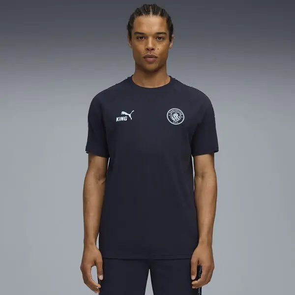 PUMA Manchester City King Soccer T-shirt - Blue