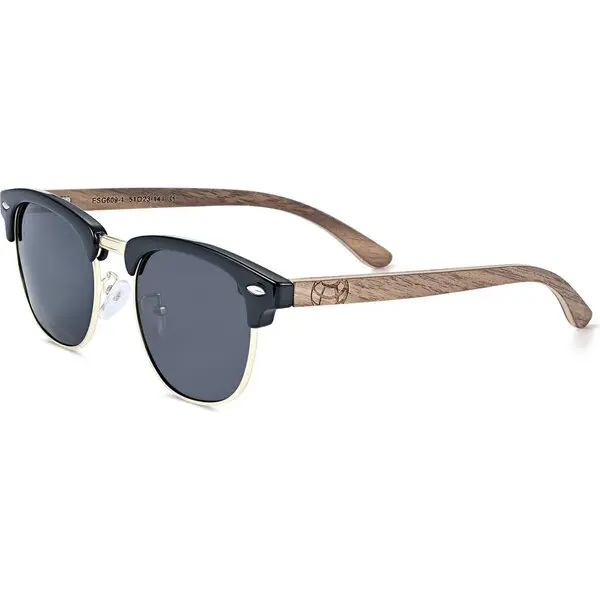 EARTH WOOD Marokopa Polarized Sunglasses - Walnut/grey