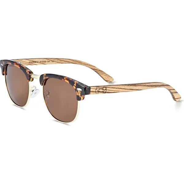 EARTH WOOD Marokopa Polarized Sunglasses - Zebra/brown