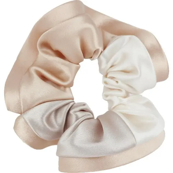 Alexandre De Paris Première Dame Silk Scrunchie - Pink