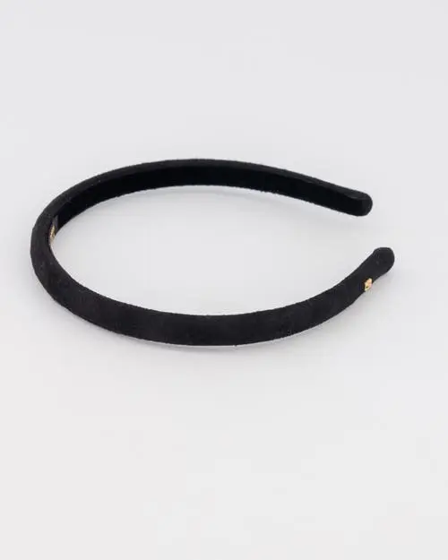 Alexandre De Paris Suede Headband