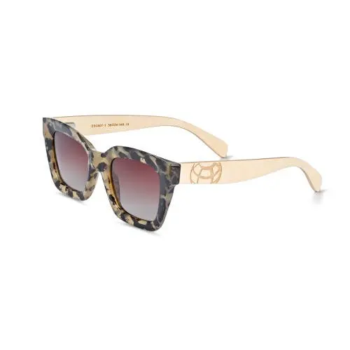 EARTH WOOD Antalya Polarized Sunglasses - Maple/brown