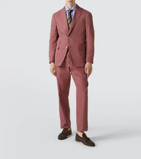 Dunhill Cavendish Cotton Blazer - Red