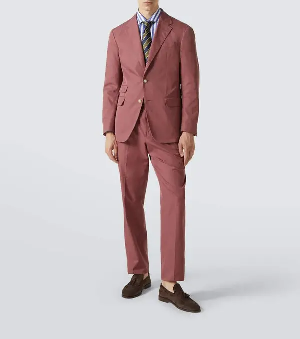 Dunhill Cotton Straight Trousers