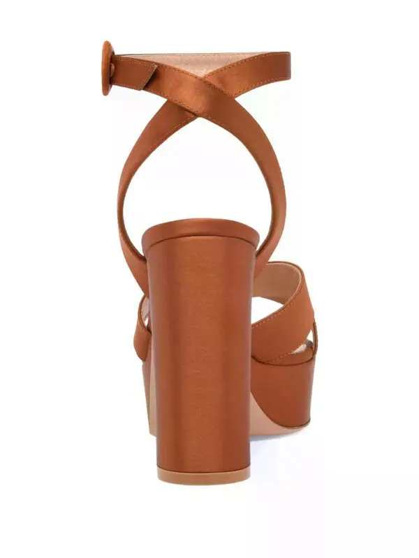 GIANVITO ROSSI Sabrina High Heel Sandals - Brown