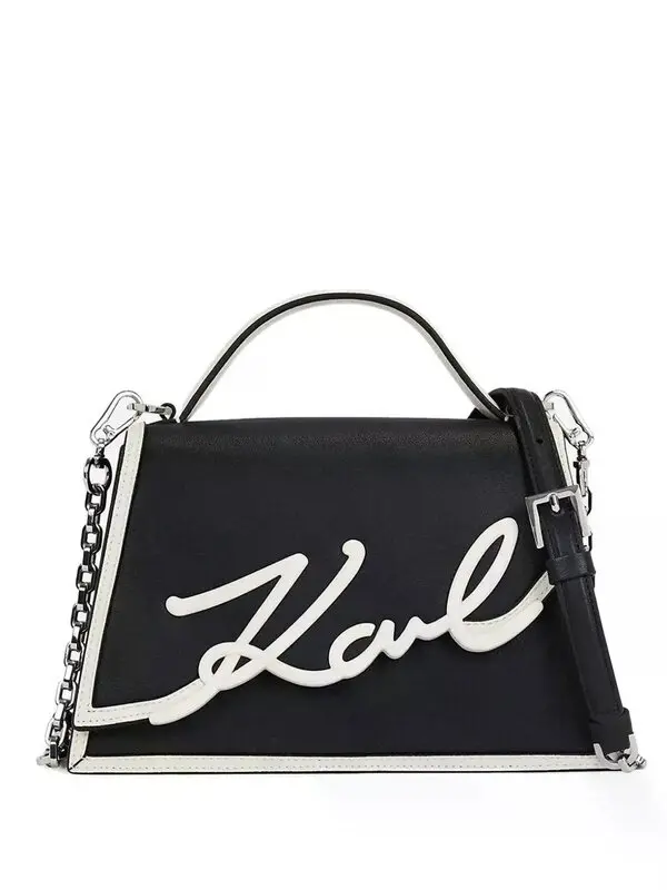 Karl Lagerfeld Small K/signature Crossbody Bag - Black