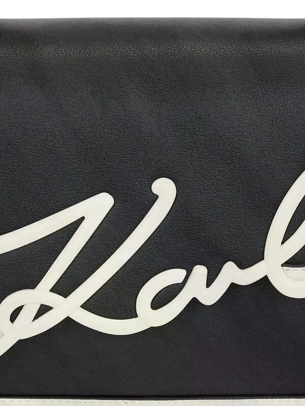 Karl Lagerfeld Small K/signature Crossbody Bag - Black