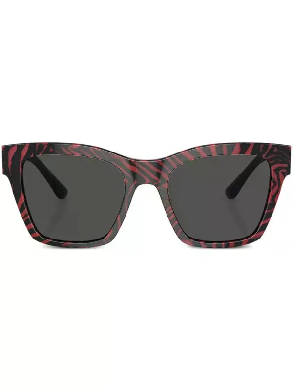Dolce & Gabbana Zebra-print Sunglasses - Red