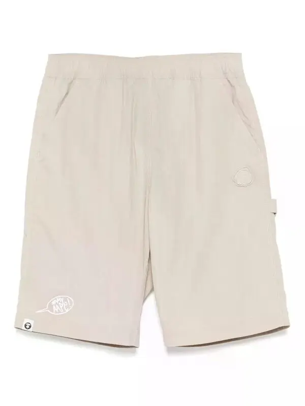 AAPE BY *A BATHING APE® Logo-patch Shorts