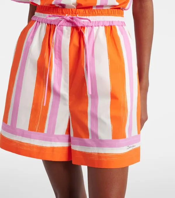 Dolce & Gabbana Striped Cotton Shorts - Multicoloured