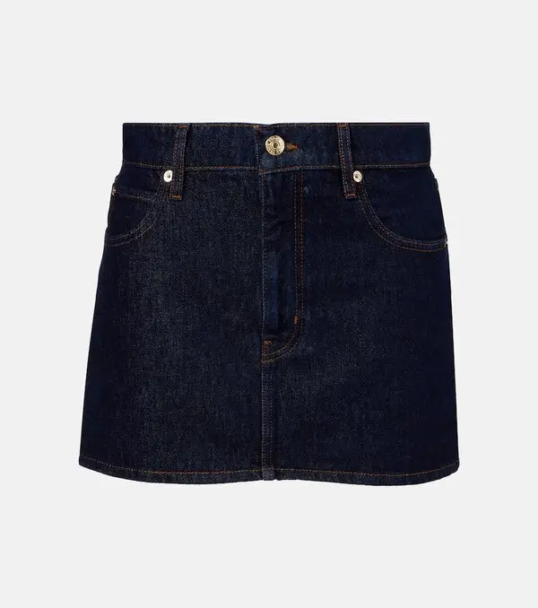 FRAME Denim Miniskirt - Blue