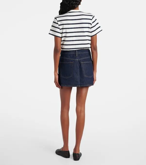 FRAME Denim Miniskirt - Blue