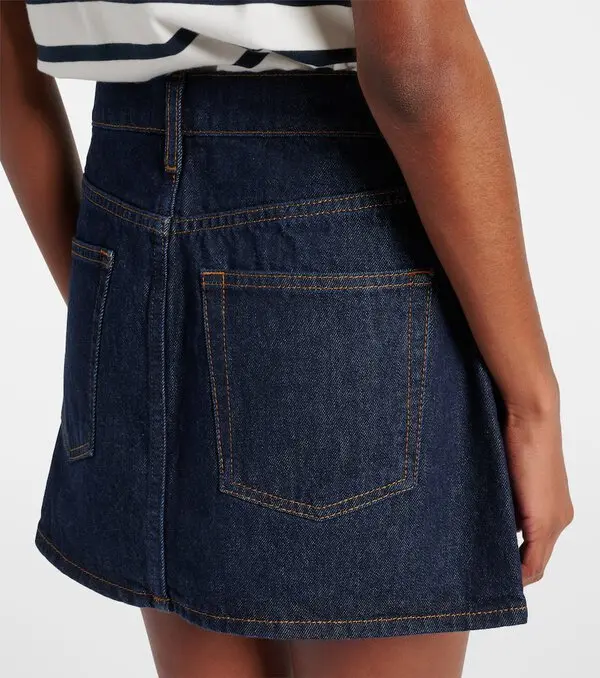 FRAME Denim Miniskirt - Blue
