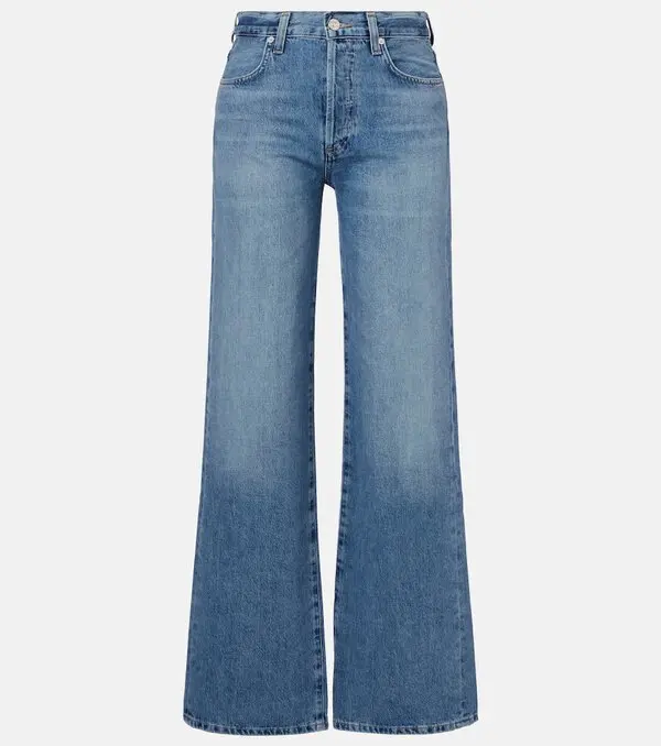 Citizens Of Humanity Annina High-rise Wide-leg Jeans - Blue