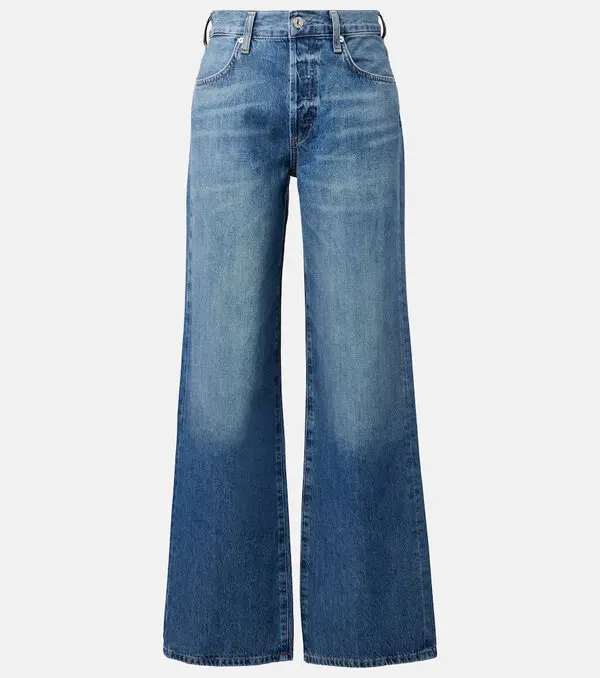 Citizens Of Humanity Annina High-rise Wide-leg Jeans - Blue