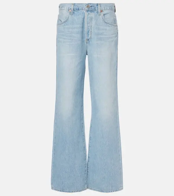 Citizens Of Humanity Annina High-rise Wide-leg Jeans - Blue