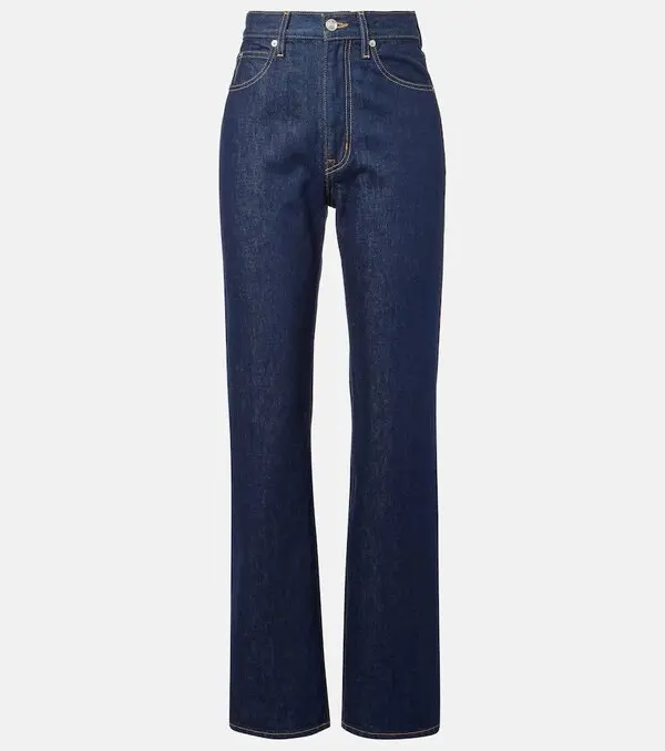 SLVRLAKE London High-rise Straight Jeans - Blue