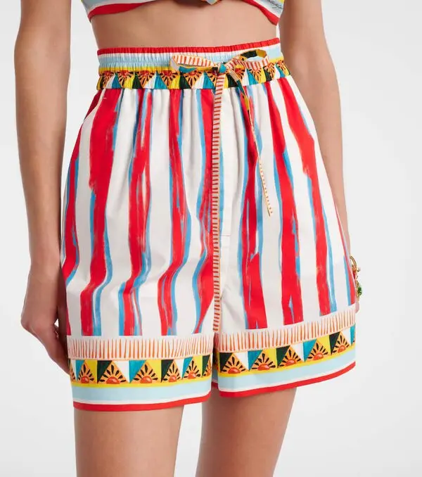 Dolce & Gabbana Patterned Cotton Shorts