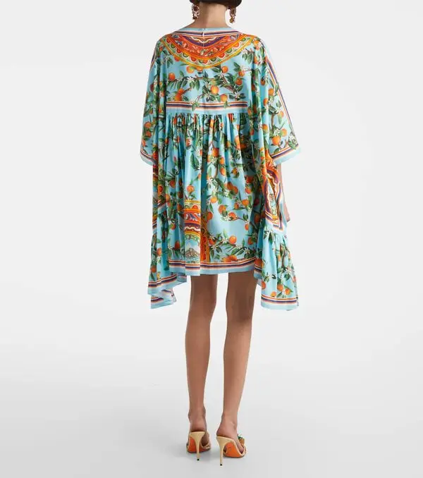 Dolce & Gabbana Printed Cotton Kaftan