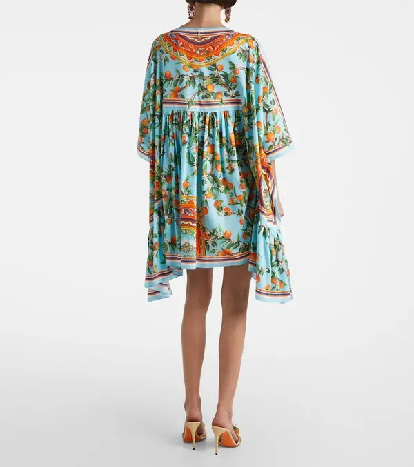 Dolce & Gabbana Printed Cotton Kaftan