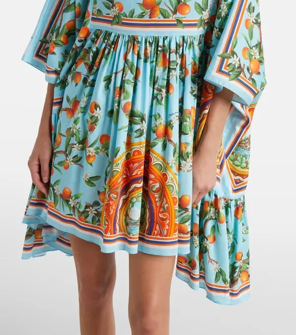 Dolce & Gabbana Printed Cotton Kaftan