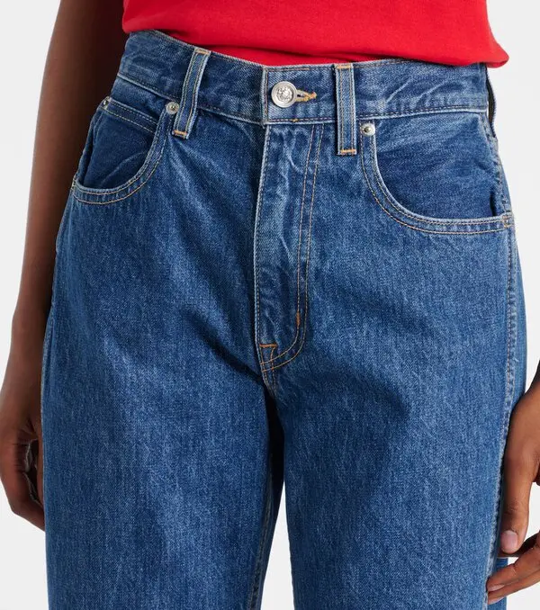 SLVRLAKE Virginia Slim High-rise Straight Jeans
