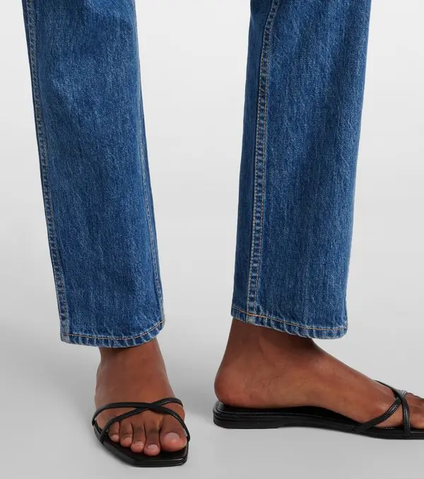 SLVRLAKE Virginia Slim High-rise Straight Jeans
