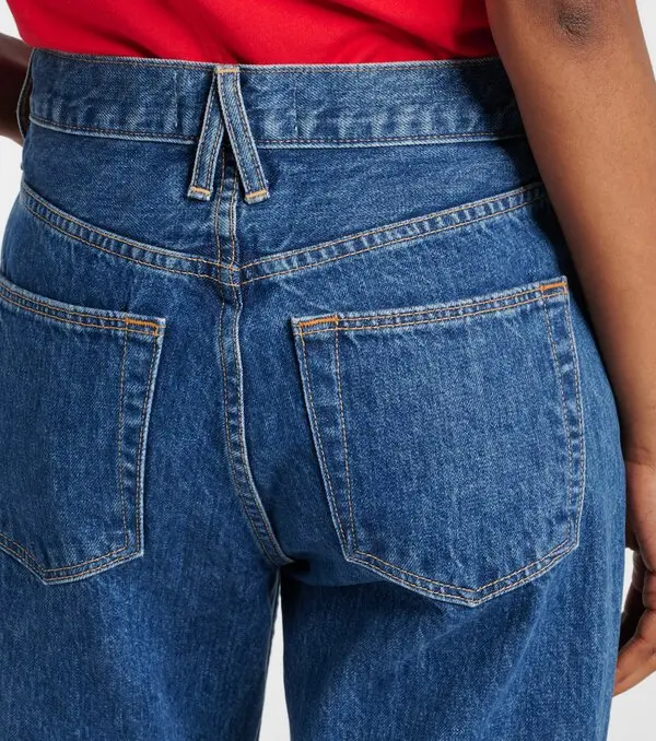 SLVRLAKE Virginia Slim High-rise Straight Jeans