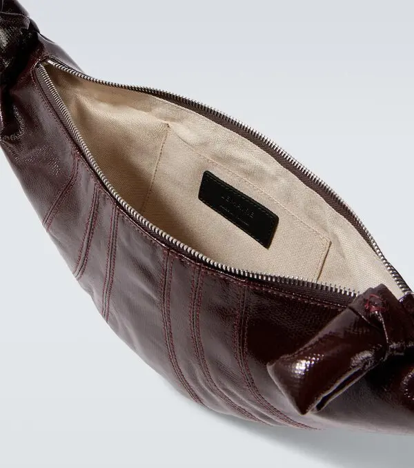 LEMAIRE Croissant Small Canvas Shoulder Bag