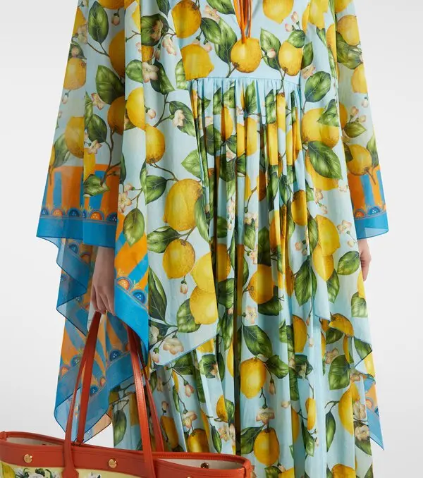 Dolce & Gabbana Taormina Printed Cotton Kaftan