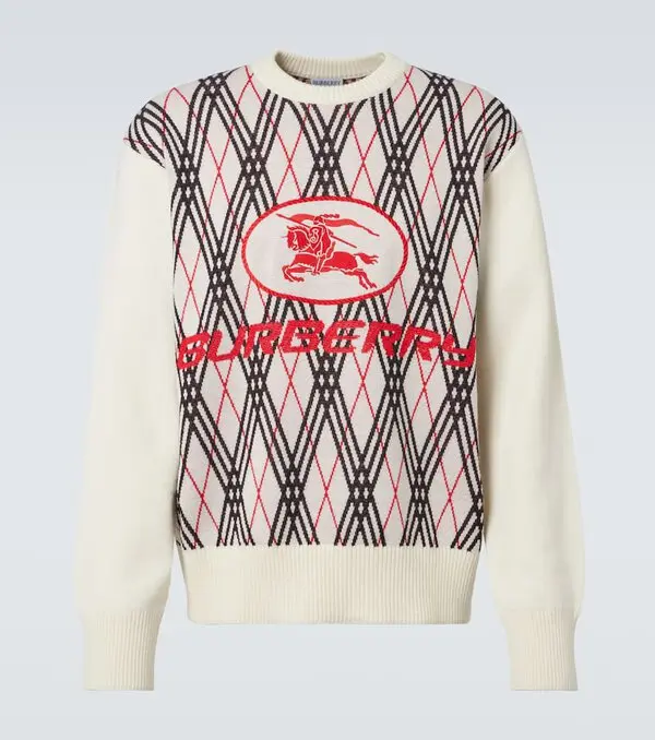 Burberry Argyle Jacquard Sweater - Multicoloured